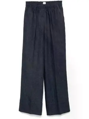 Eleventy Linen Trousers - Blue