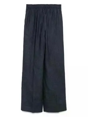 Eleventy Linen Trousers - Blue