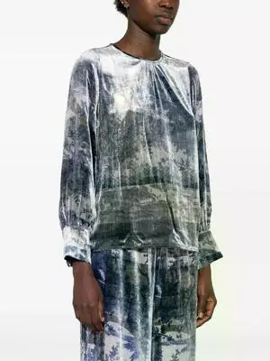 PIERRE-LOUIS MASCIA Kanpur Top - Blue