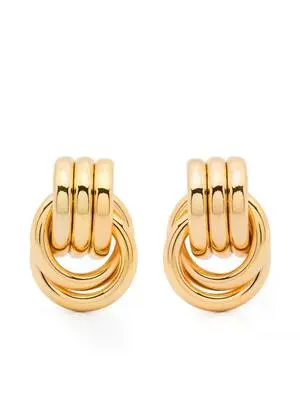 HEAVEN MAYHEM Baby Knot Earrings - Gold