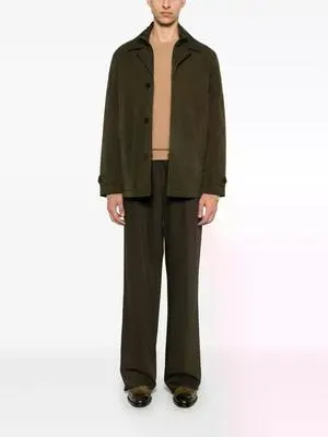 NUUR Round-neck Merino Wool-cashmere Blend Sweater - Neutrals