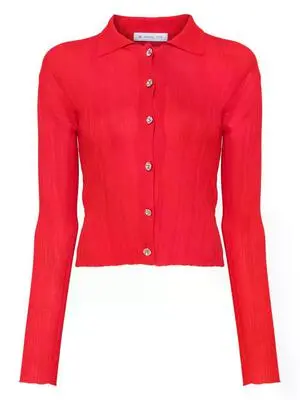 MANUEL RITZ Ribbed Top - Red
