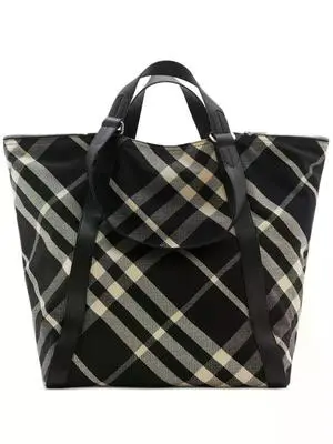 Burberry Canvas Tote Bag - Black