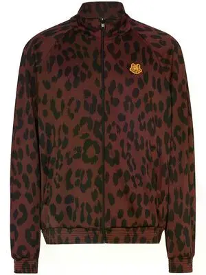 Kenzo Leopard Print Track Jacket