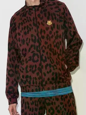 Kenzo Leopard Print Track Jacket