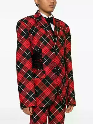 JEAN PAUL GAULTIER Plaid-check Blazer