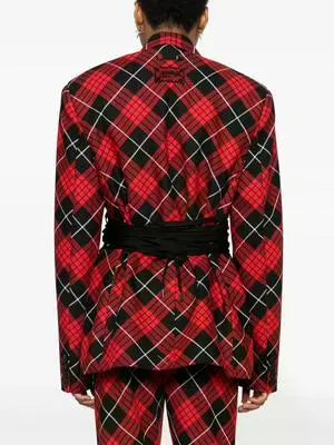 JEAN PAUL GAULTIER Plaid-check Blazer