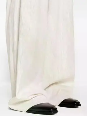 Amiri High-waist Wide-leg Trousers With Lurex Detailing