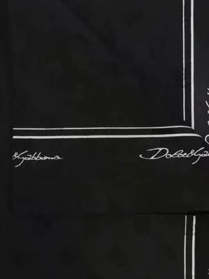 Dolce & Gabbana Logo-print Silk Scarf