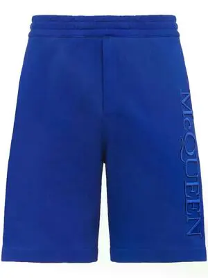 Alexander McQueen Embroidered Logo Track Shorts