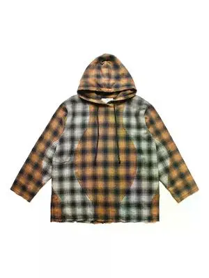 SONG FOR THE MUTE Raw Patch Pocket Multi Hoodie - Grey