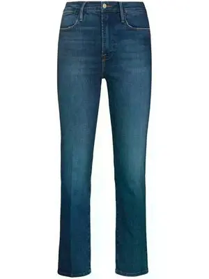 FRAME Le High Straight Jeans