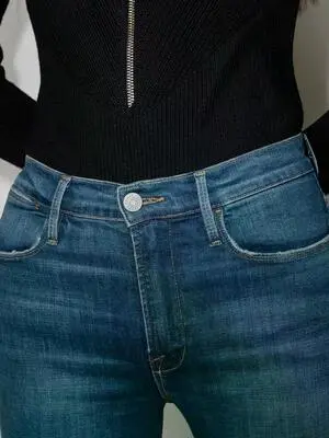FRAME Le High Straight Jeans