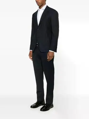 LARDINI Pinstriped Suit - Blue