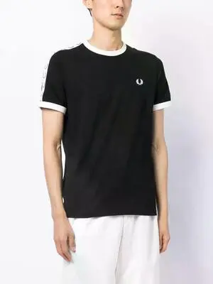 Fred Perry Logo-tape Cotton T-shirt