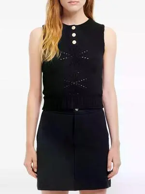 BARRIE All-over Motif Top