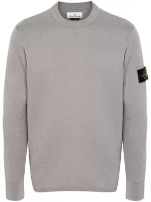 Stone Island Compass Badge Virgin Wool Sweater