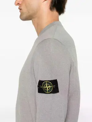 Stone Island Compass Badge Virgin Wool Sweater