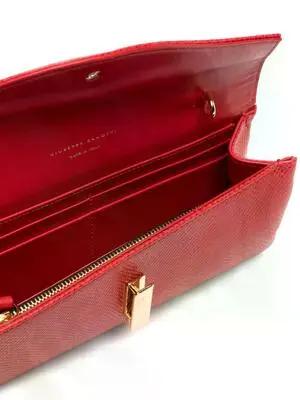 GIUSEPPE ZANOTTI Flutie Clutch Bag - Red