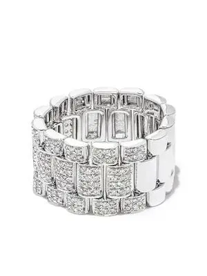 Shay 18k White Gold Diamond Ring - Silver