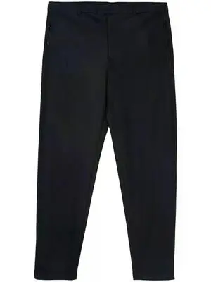Emporio Armani Tapered Wool-blend Pants