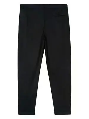 Emporio Armani Tapered Wool-blend Pants