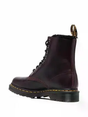 Dr. Martens 1460 Serena Leather Boots - Red