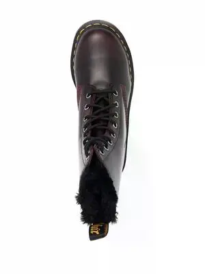 Dr. Martens 1460 Serena Leather Boots - Red