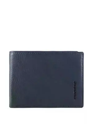 PIQUADRO Logo-lettering Wallet - Blue