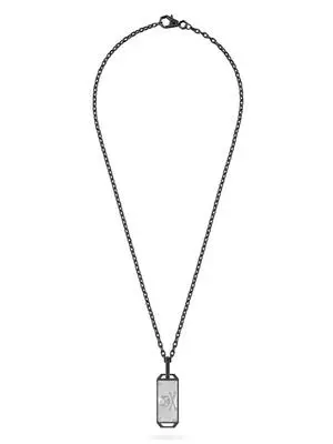 Philipp Plein Skull-pendant Necklace - Black