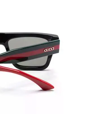 Gucci Square-frame Sunglasses - Black