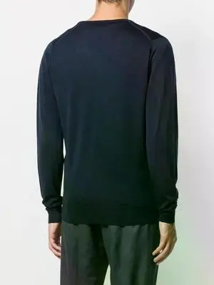John Smedley Wool Knit Jumper - Blue