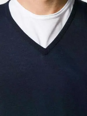 John Smedley Wool Knit Jumper - Blue