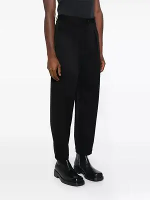 Giorgio Armani Straight-leg Trousers - Black