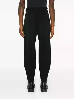 Giorgio Armani Straight-leg Trousers - Black