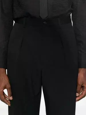Giorgio Armani Straight-leg Trousers - Black