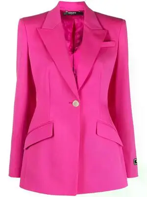 Versace Medusa Single-breasted Virgin Wool Blazer
