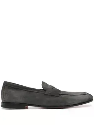 Santoni Carlo Suede Loafers - Grey