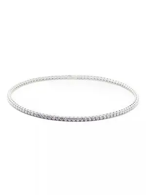 DARKAI Tennis Crystal-embellished Necklace - Silver
