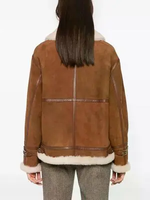 Ermanno Scervino Suede Jacket With Shearling Details