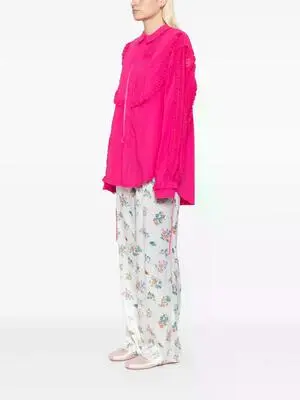 MIDORIKAWA Raw Edge Blouse
