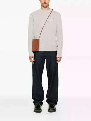 Maison Kitsuné Fox-motif Sweater - Grey