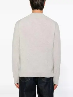 Maison Kitsuné Fox-motif Sweater - Grey