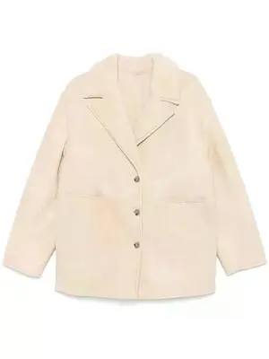 Loulou De Saison Lambskin Suede Coat