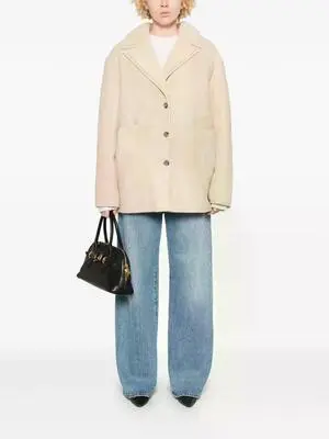 Loulou De Saison Lambskin Suede Coat