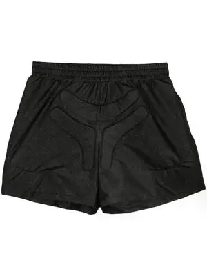 WALTER VAN BEIRENDONCK Space Logo-embossed Track Shorts