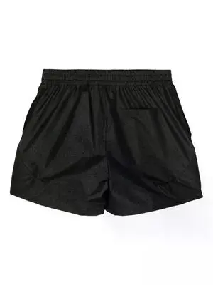WALTER VAN BEIRENDONCK Space Logo-embossed Track Shorts