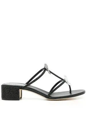 Rene Caovilla Caterina 40mm Leather Sandals