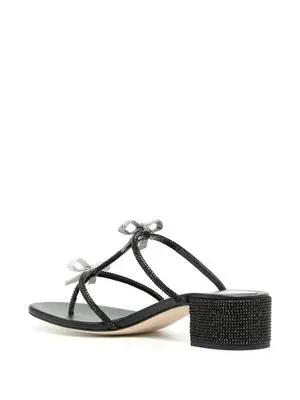 Rene Caovilla Caterina 40mm Leather Sandals