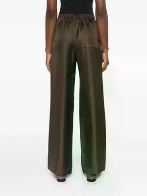 Loulou De Saison Alera Straight-leg Trousers - Brown